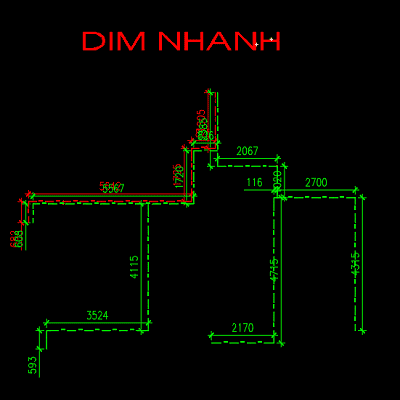 Lisp Dim nhanh trong CAD – Tự động Dim Line, Pline, Mline